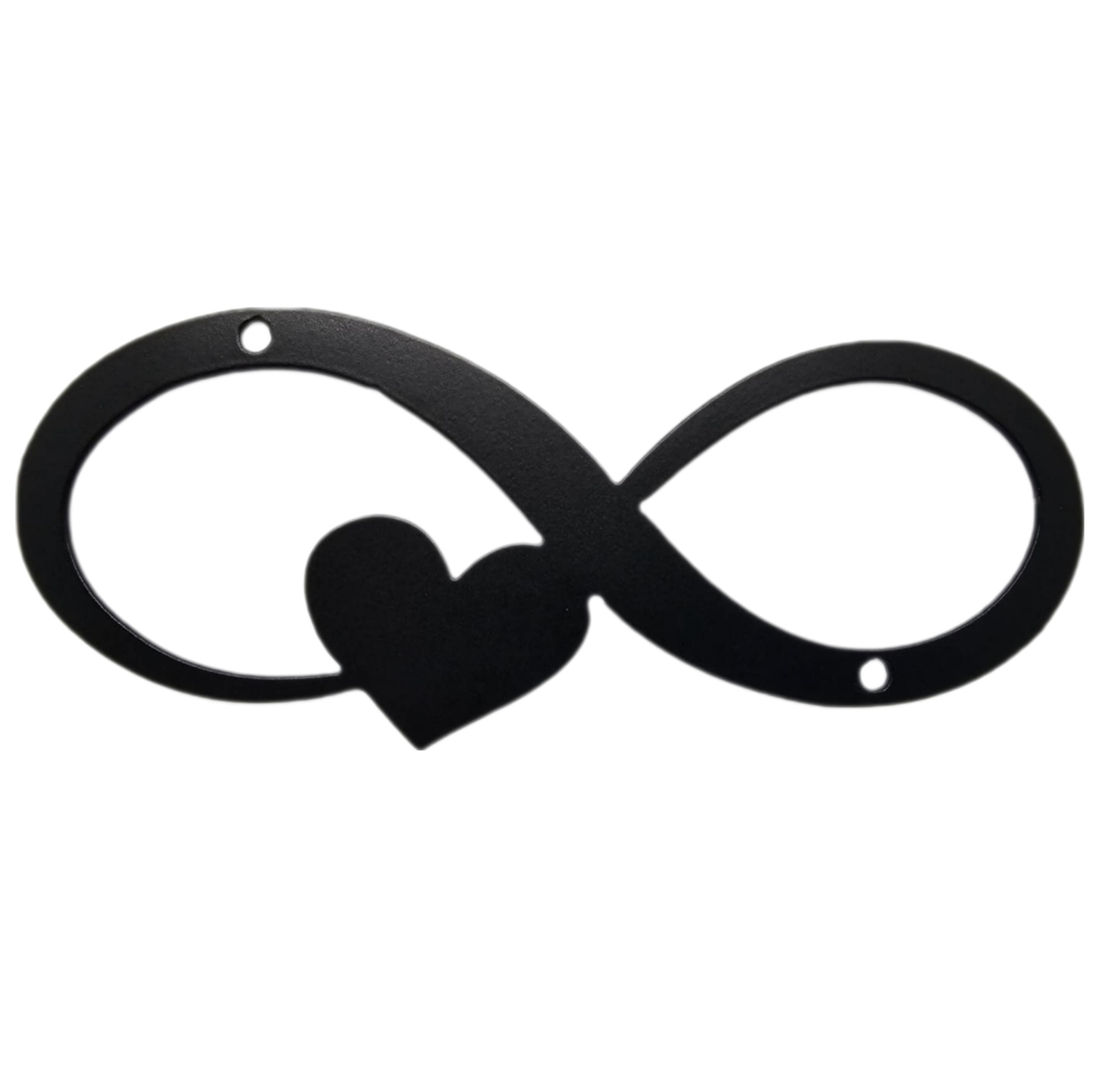 Infinity Heart Sign Wall Decor Sign - Underdog Metal